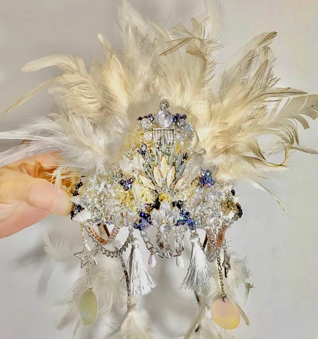 Indian princess mermaid crown — Summers Dreaming Mermaid Crowns